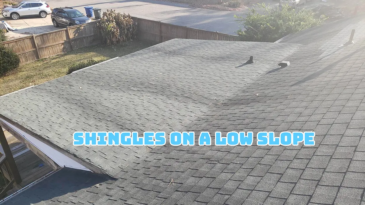 Shingles On Low Slope Roof | (and Why Its Not A Good Idea)